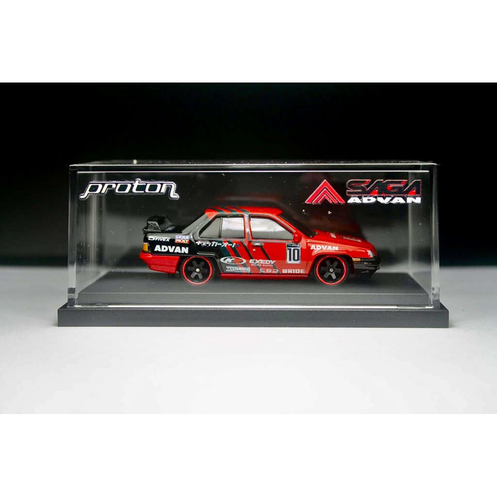 Hot wheels Proton Saga Advan Custom made | Shopee Singapore