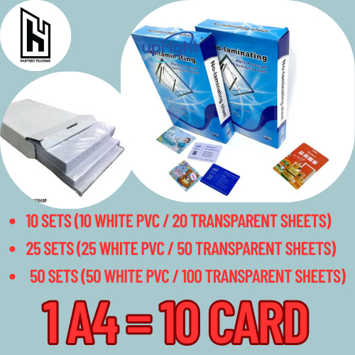 PAPER PVC ID CARD WHITE ID CARD STUDENT | Shopee Singapore