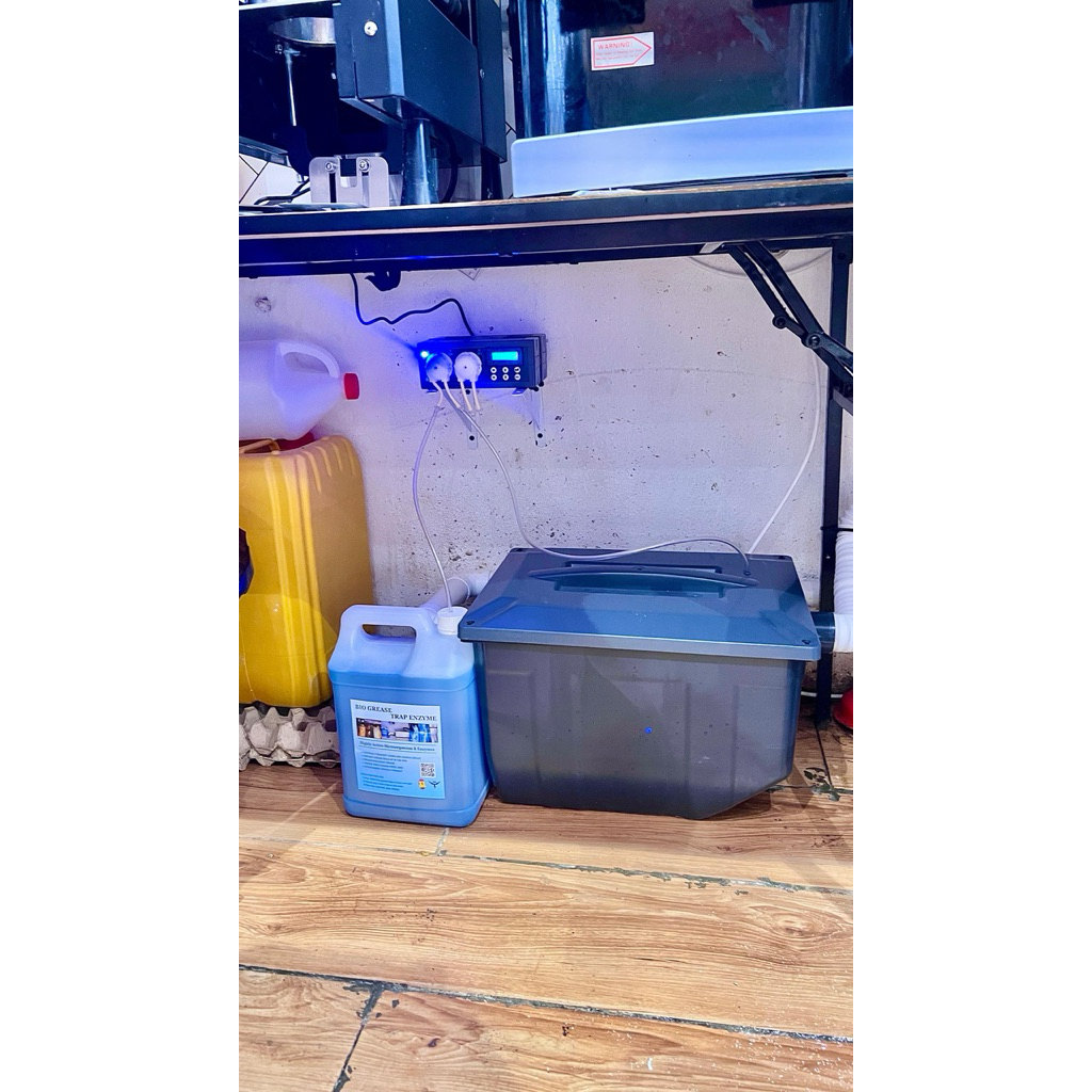 Grease trap + Auto Dosing Pump + Bio Grease Trap Enzyme (Free ...
