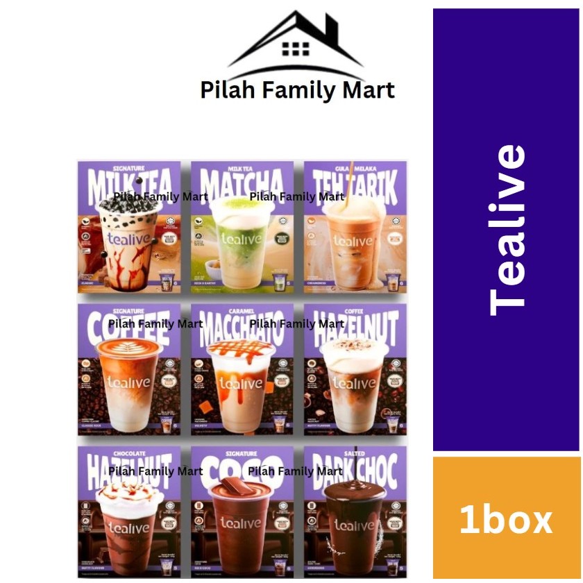 TEALIVE Mix Flavour - Choc / Caramel / Gula Melaka / Matcha / Milk Tea ...