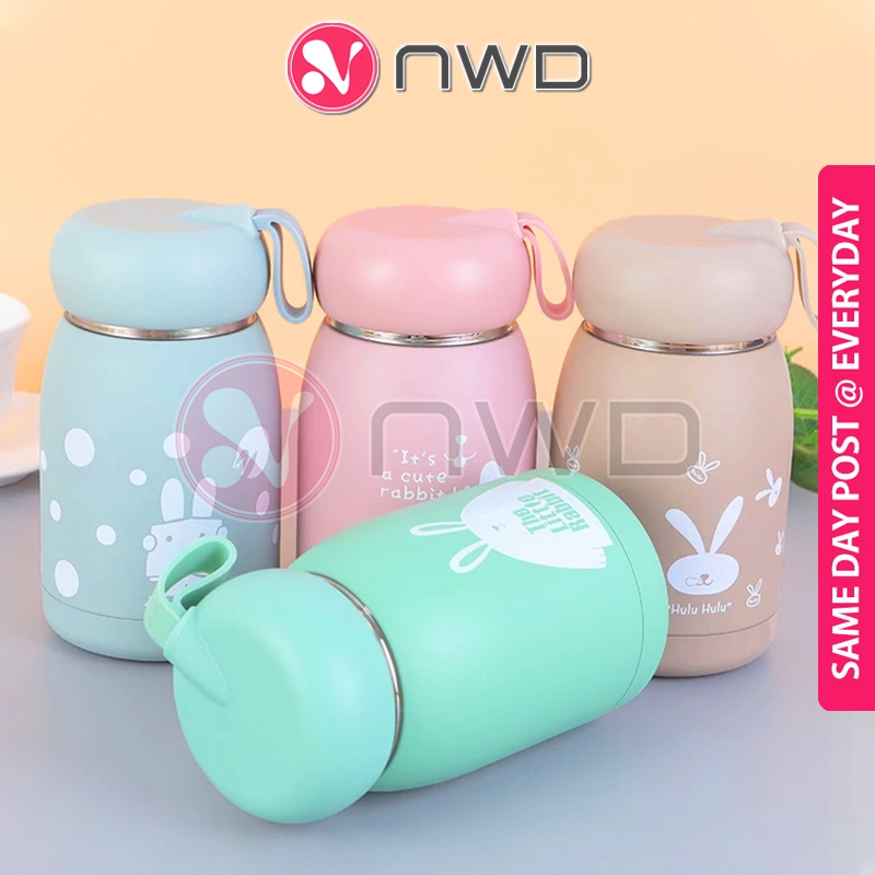 MINI SIZE 》Stainless Steel Cute Rabbit Thermal Flask 320ml Insulation ...