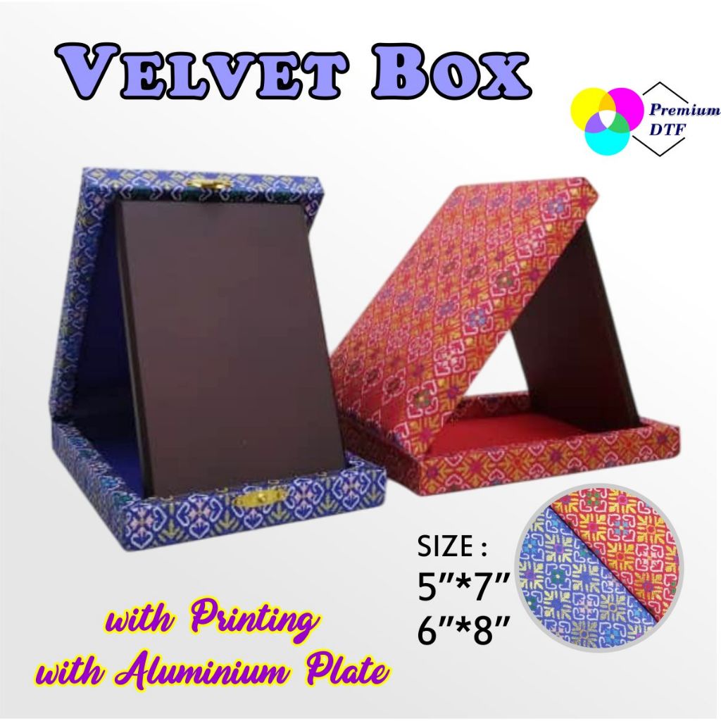 Velvet Box Velvet Wooden Plaque/ for Souvenirs Award/ / Souvenirs ...
