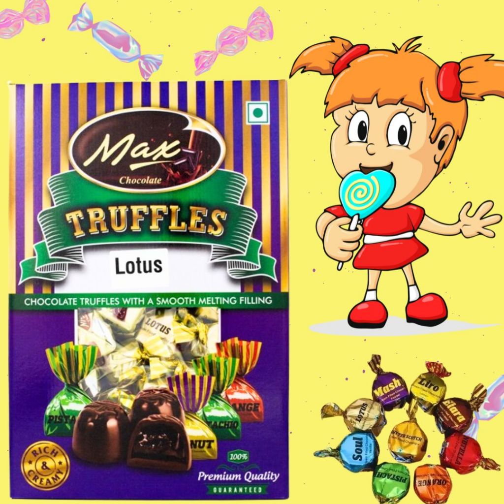 Max Truffles Chocolate with Lotus Biscoff Flavor Cream by Max Chocolate ...