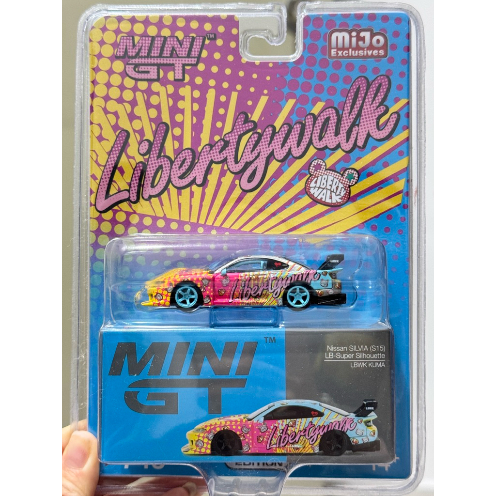 MINI GT NISSAN SILVIA (S15) LB-SUPER SILHOUETTE LBWK KUMA CHASE CAR ...