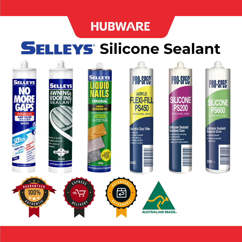 SELLEYS Silicone Sealant Silikon Perekat No More Gaps Awning & Roofing ...