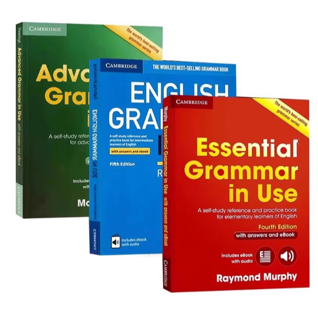 (3 Books) Cambridge English Grammar Book 3 Volumes Advanced/Essential ...
