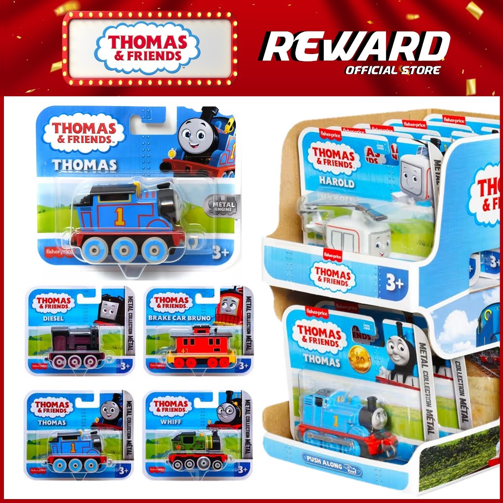 Mattel Thomas & Friends Push-Along Train Engines - Assorted HFX89 ...