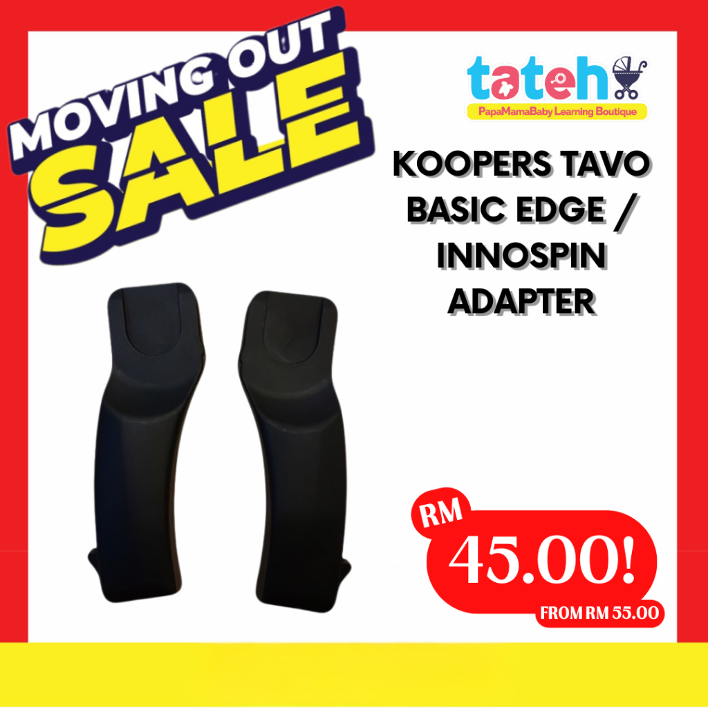 Koopers Tavo Car Seat Adaptor for Tavo Basic Edge / Innospin Baby Stroller | Shopee Singapore
