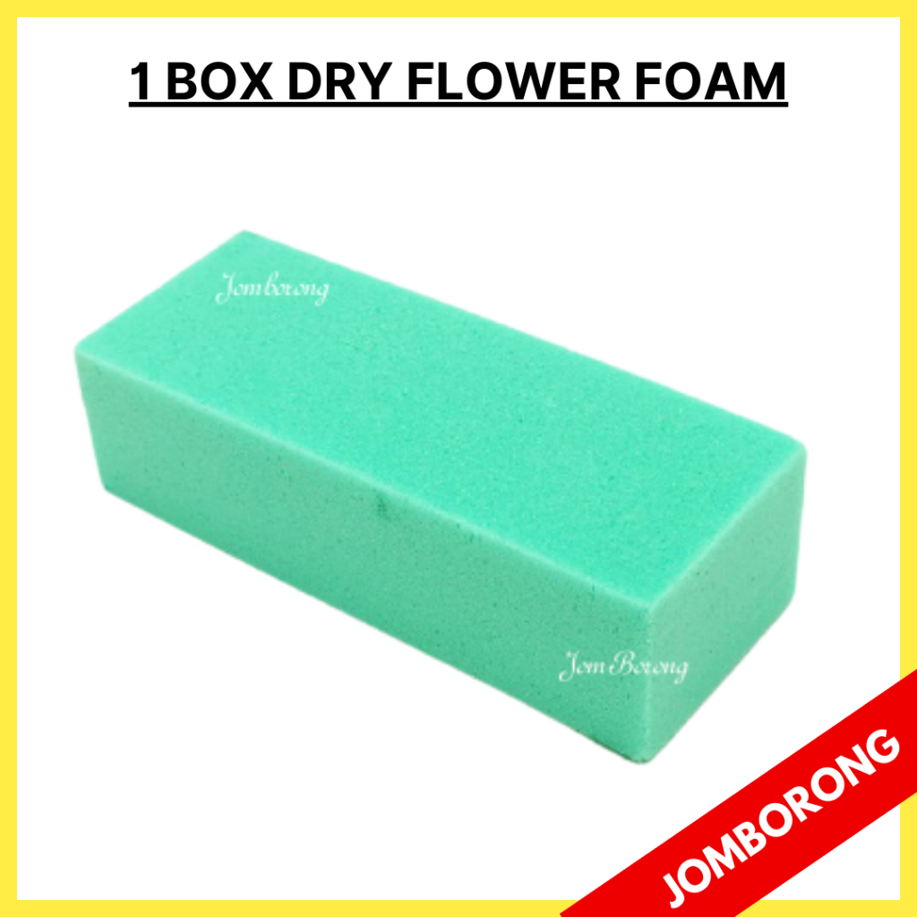 1 Box (110pcs) Dry Floral Foam Dry Sponge Dry Flower Foam Dry Span ...