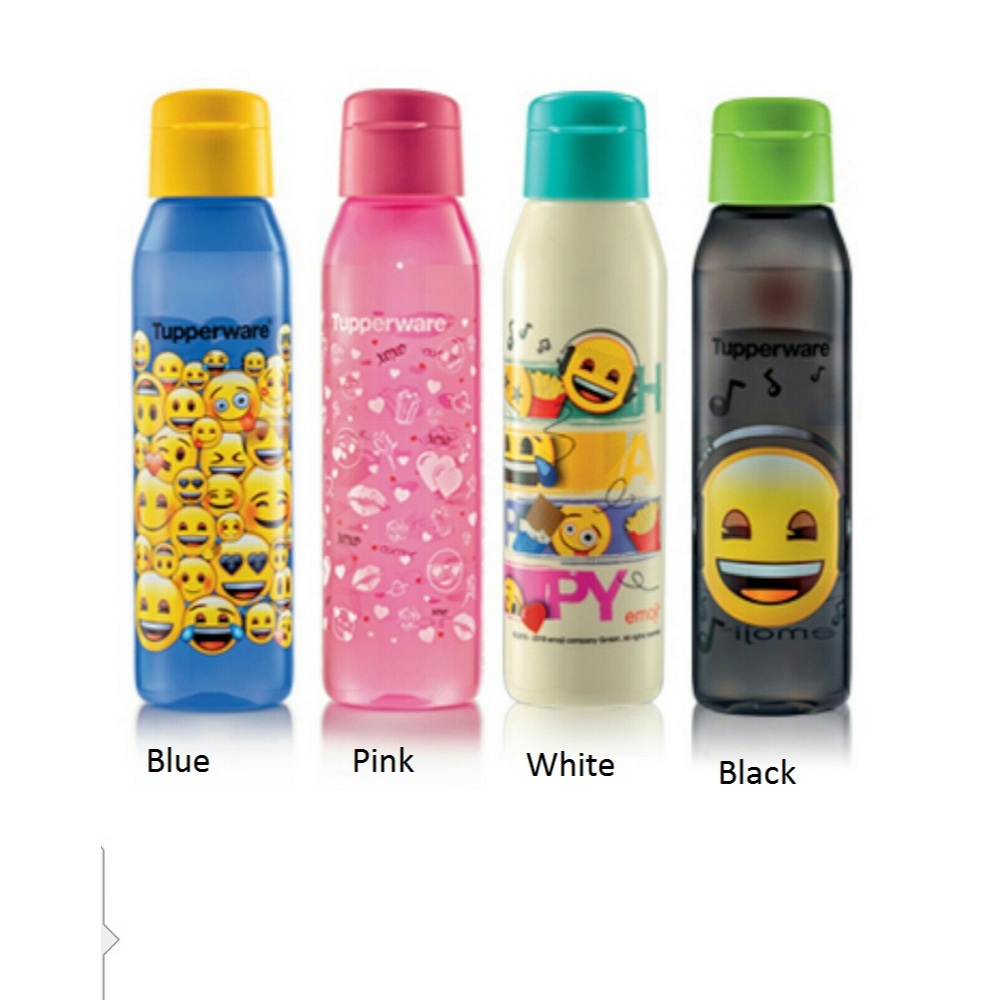 TUPPERWARE ECO WATER BOTTLE 500ML - EMOJI LIMITED EDITION | Shopee ...