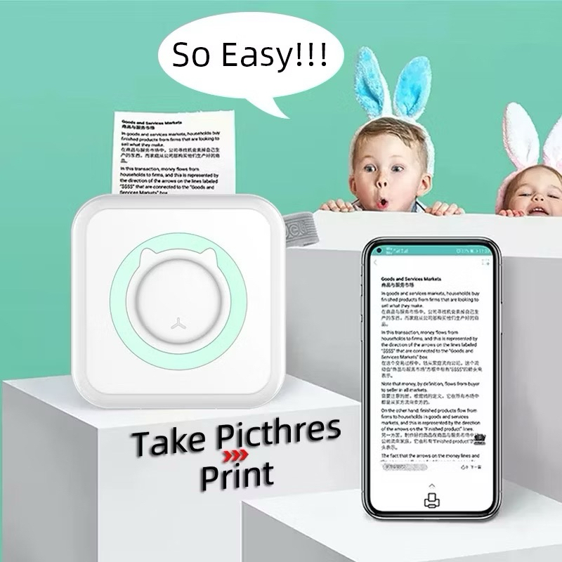 Mini Portable Printer A6 Wireless Instant Printing | Shopee Singapore