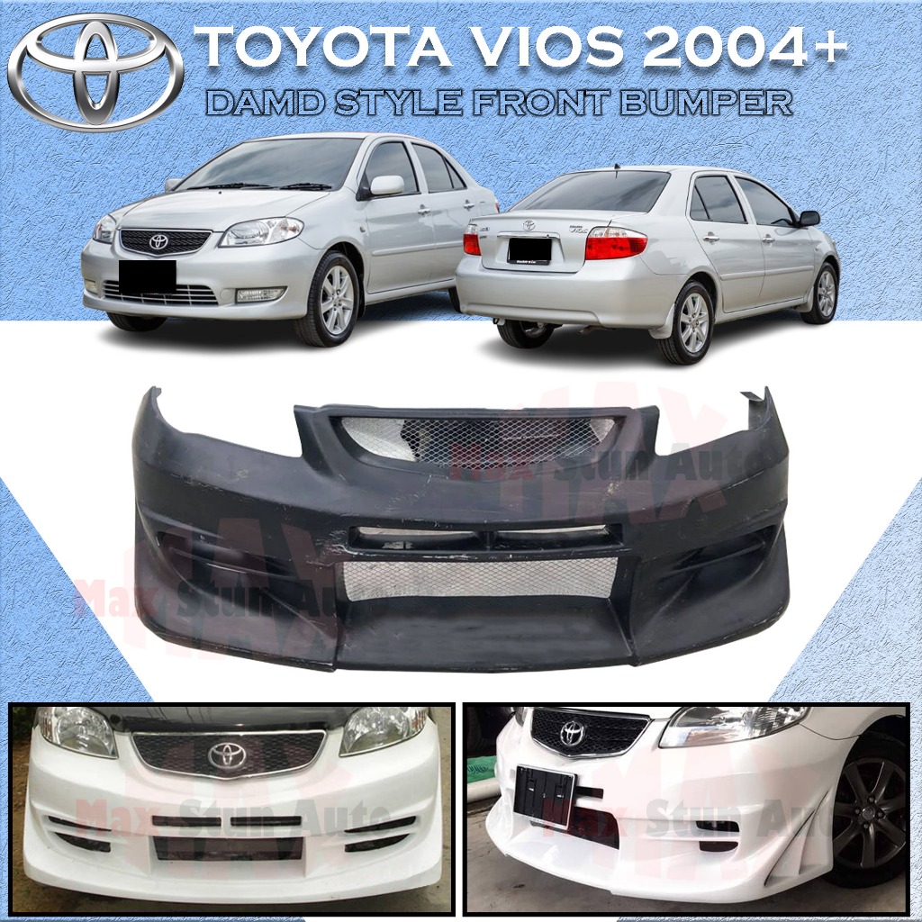 TOYOTA VIOS 2003-2005 DAMD STYLE FRONT BUMPER DEPAN VIOS NCP42 CUSTOM ...