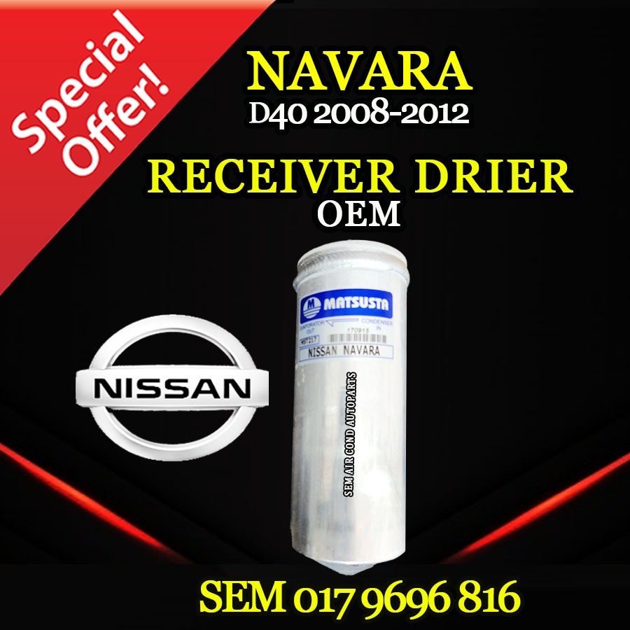 NISSAN NAVARA D40 2008-2012 YEAR OEM NEW RECEIVER DRIER/ FILTER DRYER ...