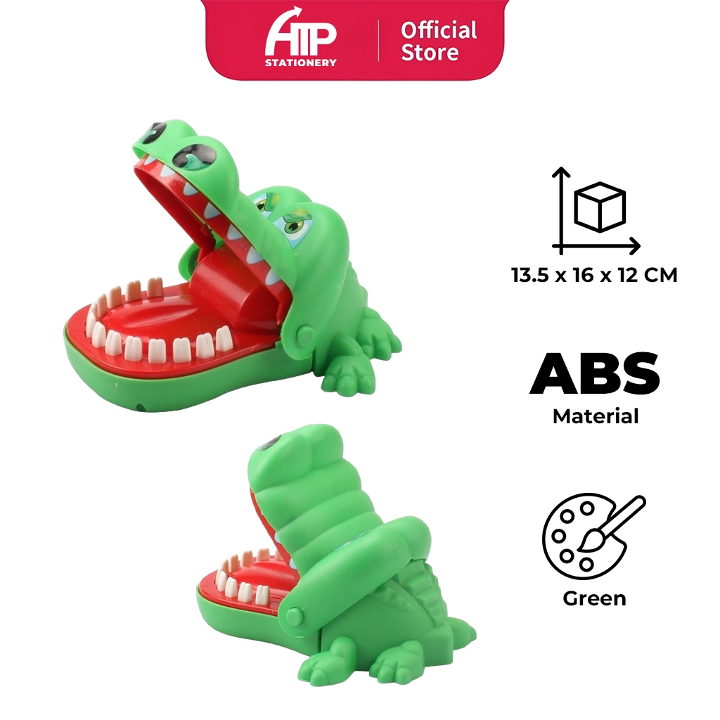 Funny Crocodile Mouth Bite Finger Game Toy Set Crocodile Finger Biting ...