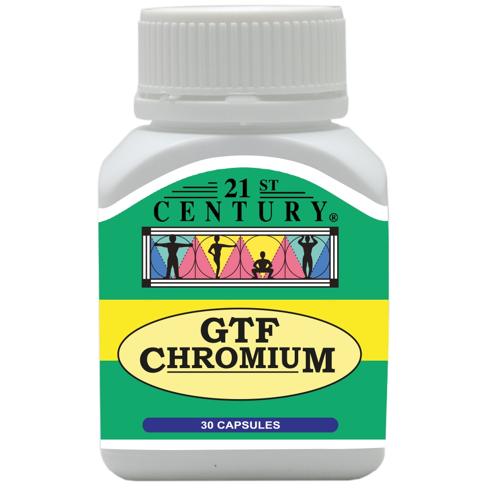 21st Century GTF Chromium ( 30 Capsules ) | Shopee Singapore