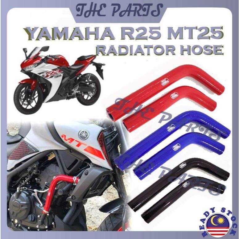 SAMCO YAMAHA R25 MT25 V1 V2 V3 RACING SILICONE RADIATOR HOSE TANKI ...