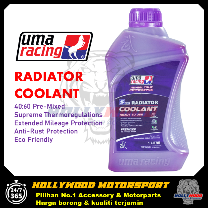 UMA RACING COOLANT RADIATOR PRE-MIXED 40:60 1 LITRE ANTIFREEZE SUPREME ...