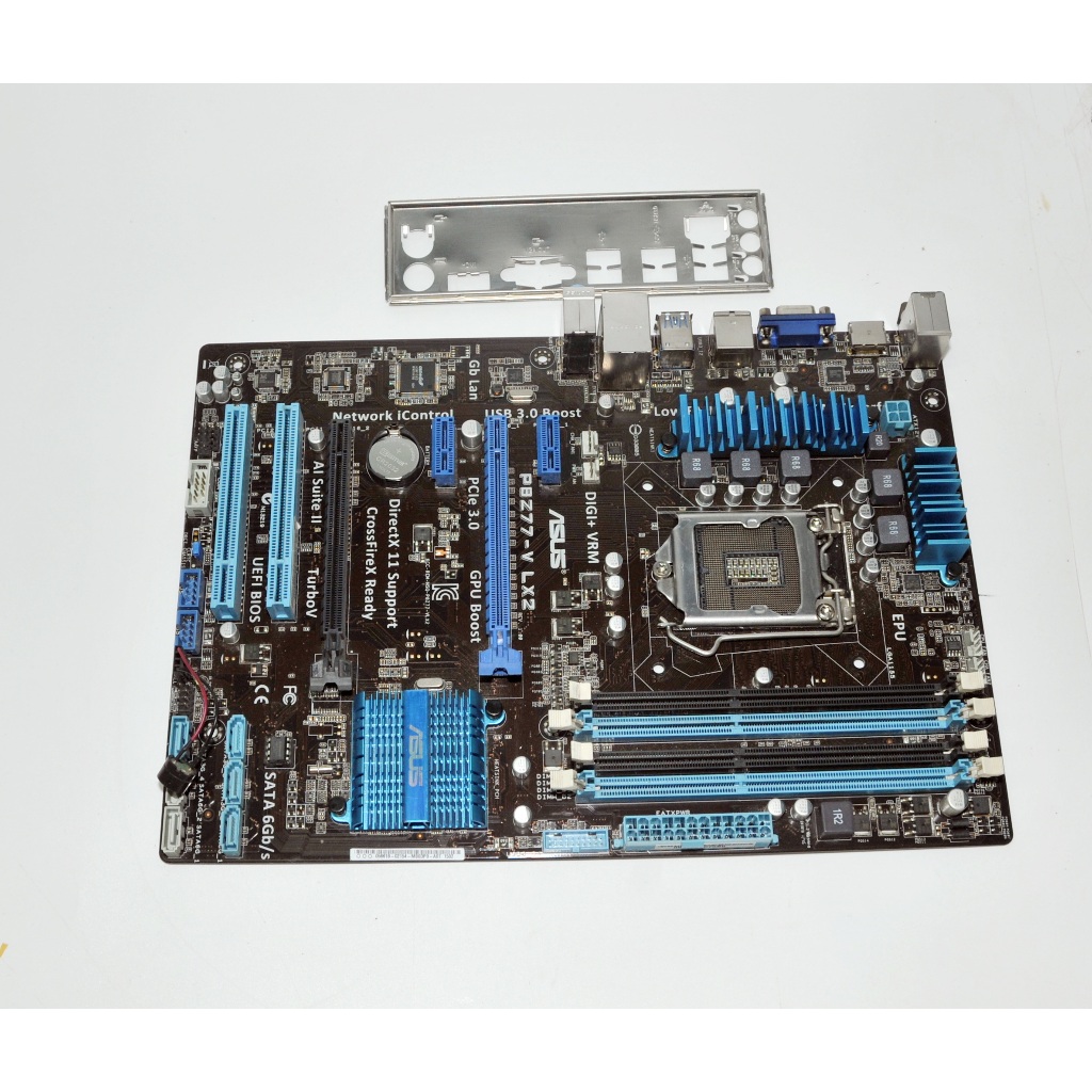 ASUS P8Z77-V LX2 LGA 1155 Intel Z77 HDMI SATA 6Gb/s USB 3.0 ATX Intel Motherboard (USED ...