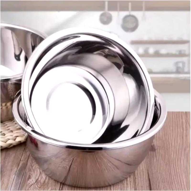 Multi-use Stainless Steel Basin, Large Washbasin Canteen Soup Bowl ...