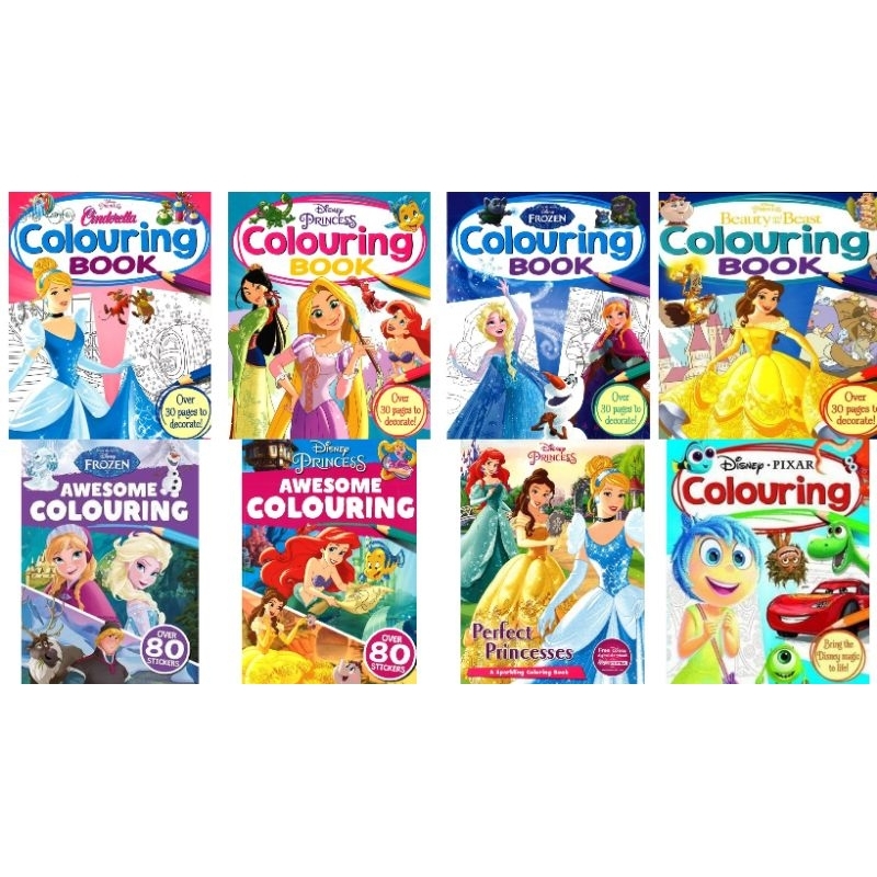 Disney:Colouring Book | Shopee Singapore