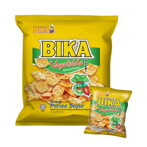 BIKA Vegetable Flavoured Snacks (Family Pack ) | Shopee Singapore