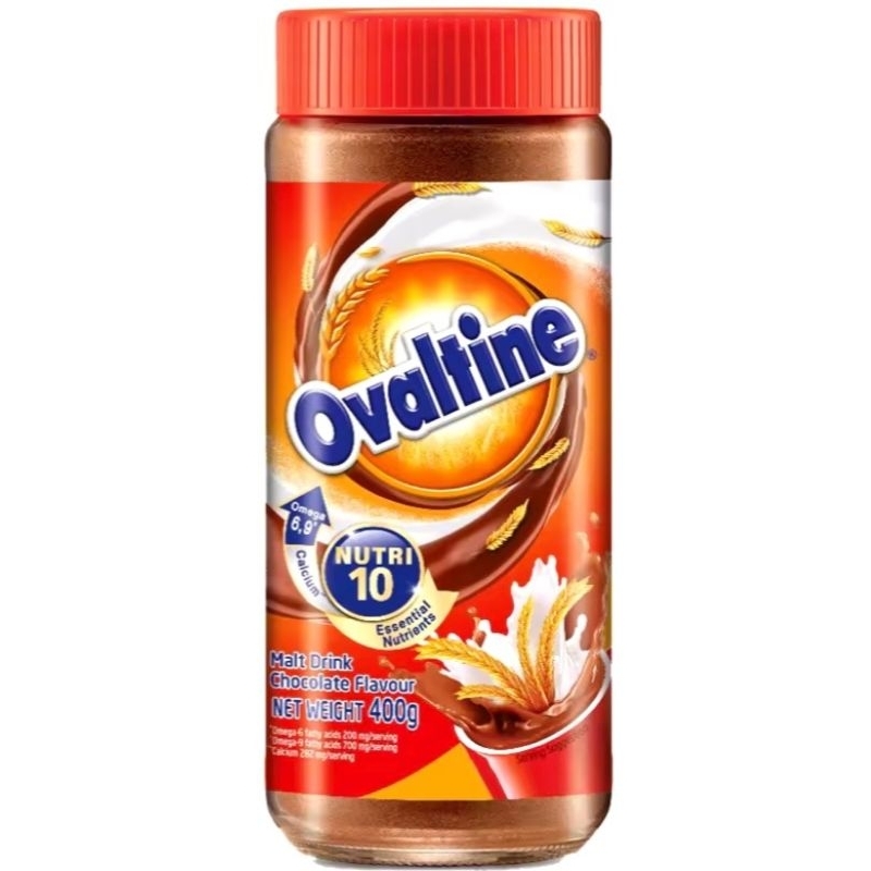 OVALTINE MALT DRINK CHOCOLATE FLAVOUR JAR 400G | Shopee Singapore