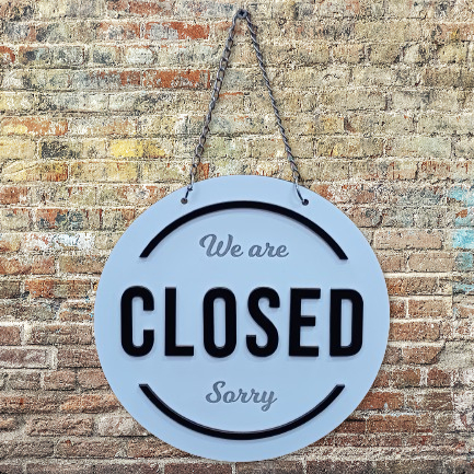 Sign Open Close | Indoor signage | Papan Tanda Tutup Buka | Shopee ...