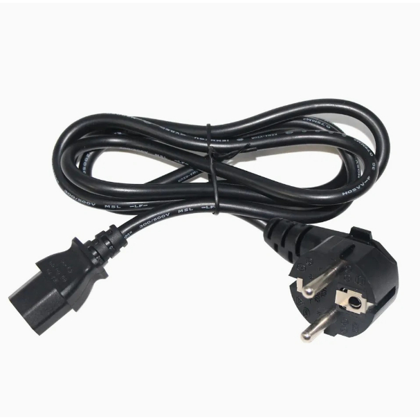 CE Standard PSU 2pin Plug Power Cable with EU IEC C13 Power Cord Plug ...