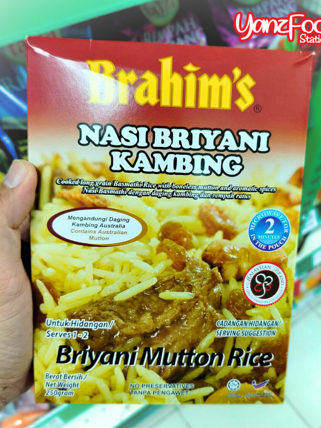 BRAHIM'S Nasi Briyani Kambing Mengandungi Daging Kambing Briyani Mutton ...