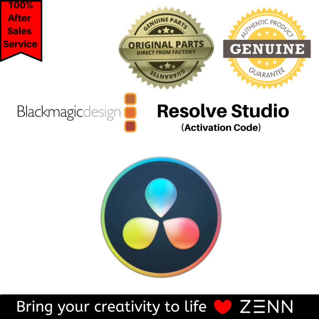 Blackmagic Design DaVinci Resolve Studio 20 (Activation Card) | Shopee ...