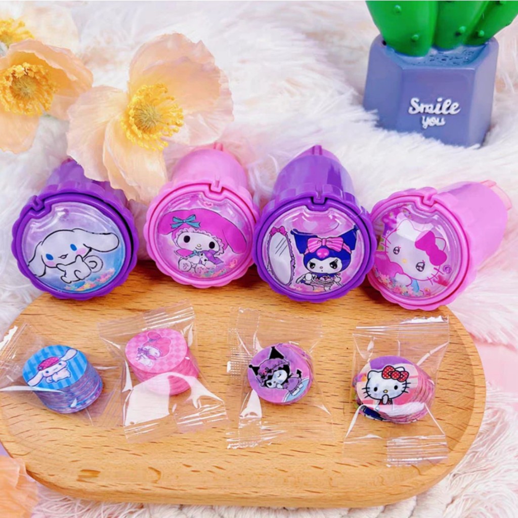 SANRIO MAGIC Chop Stamp Reward Sticker Seal Machine Sticker Maker Hello ...