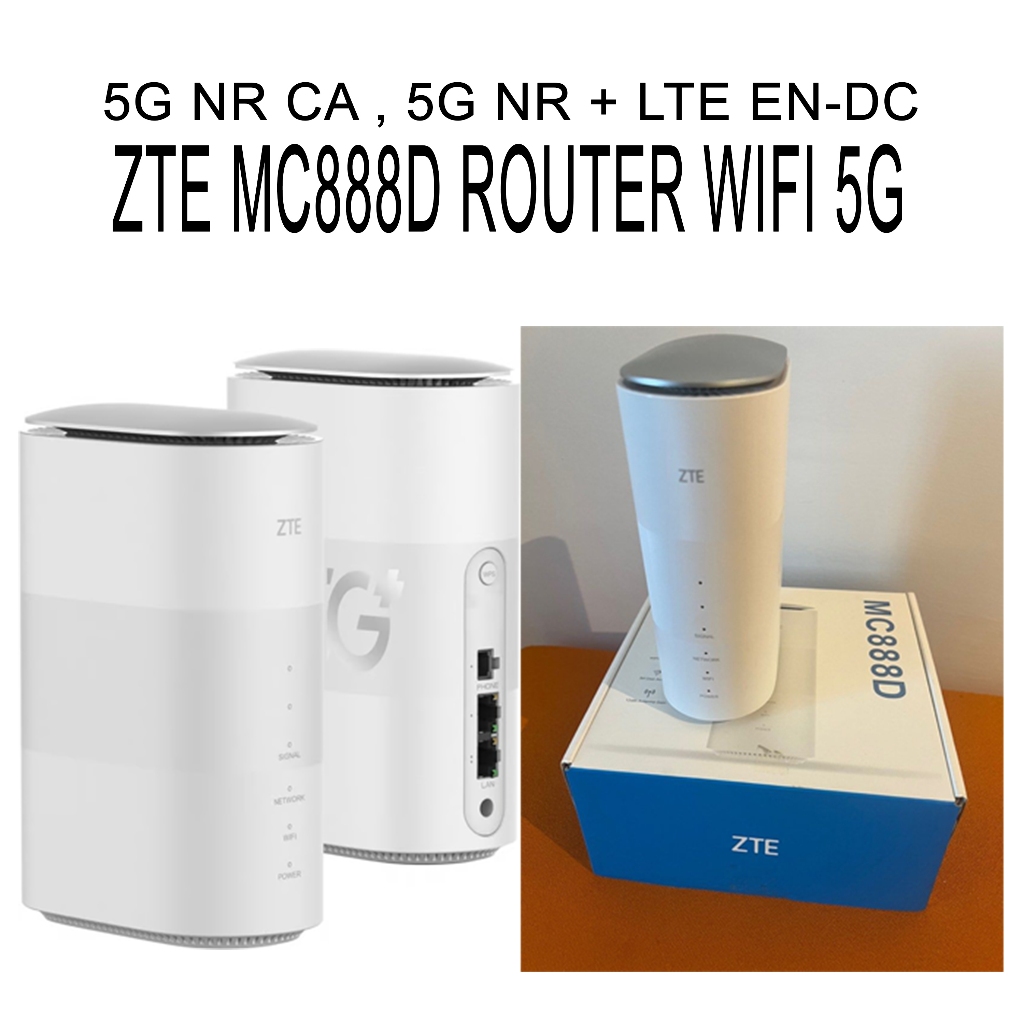 ZTE MC888D ROUTER WIFI 5G -5G NR CA , 5G NR + LTE EN-DC | Shopee Singapore
