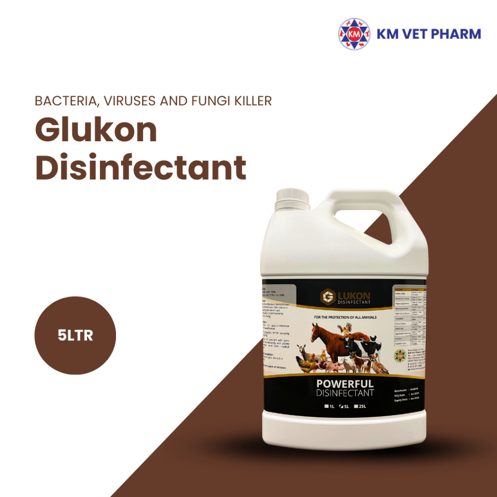 Glukon Disinfectant 5 LITER | Pembasmi Kuman Di Ladang Ternakan | Farm ...