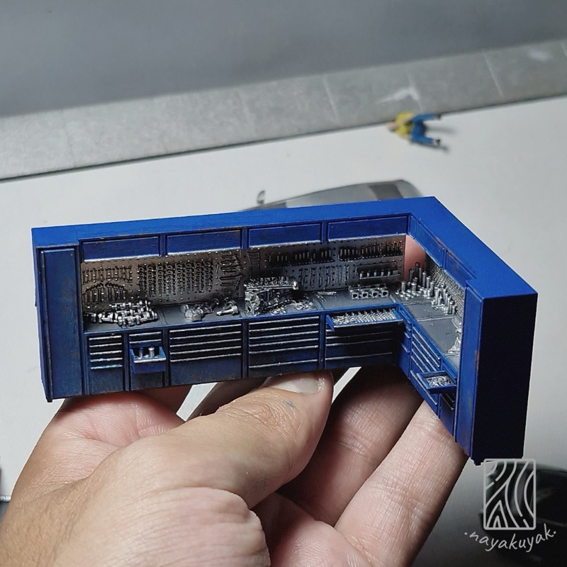 Epic Workbench for Realistic Garage Diorama 1/64 Scale Poprace, Mini GT ...