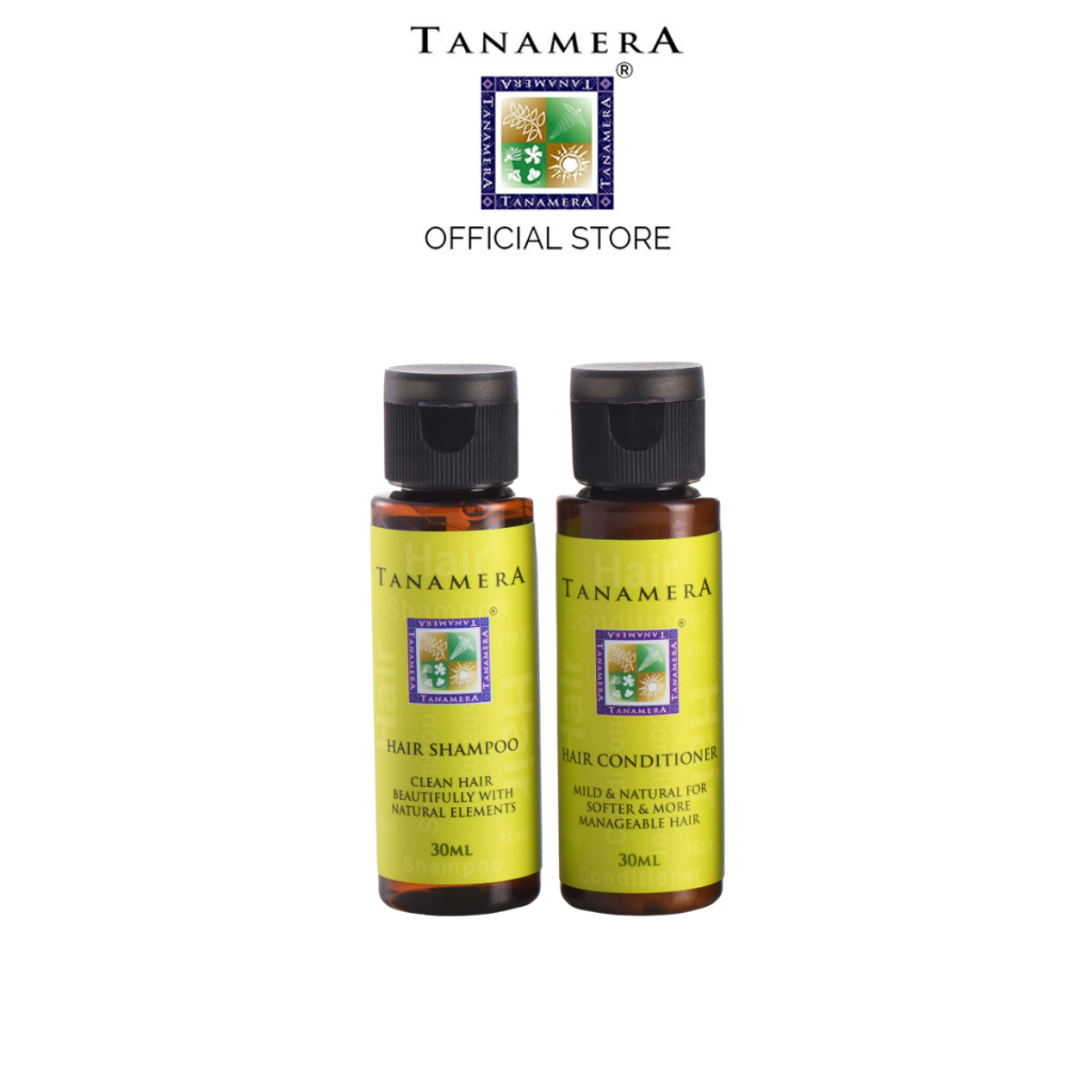 Tanamera Hair Care Travel Set - 30ml x 2 bottles (Shampoo + Conditioner ...