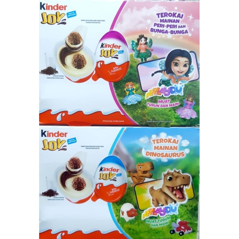 KINDER JOY(20gx24pcs)SURPRISE CHOCOLATE EGGS/FOR BOY/FOR GIRLS | Shopee ...