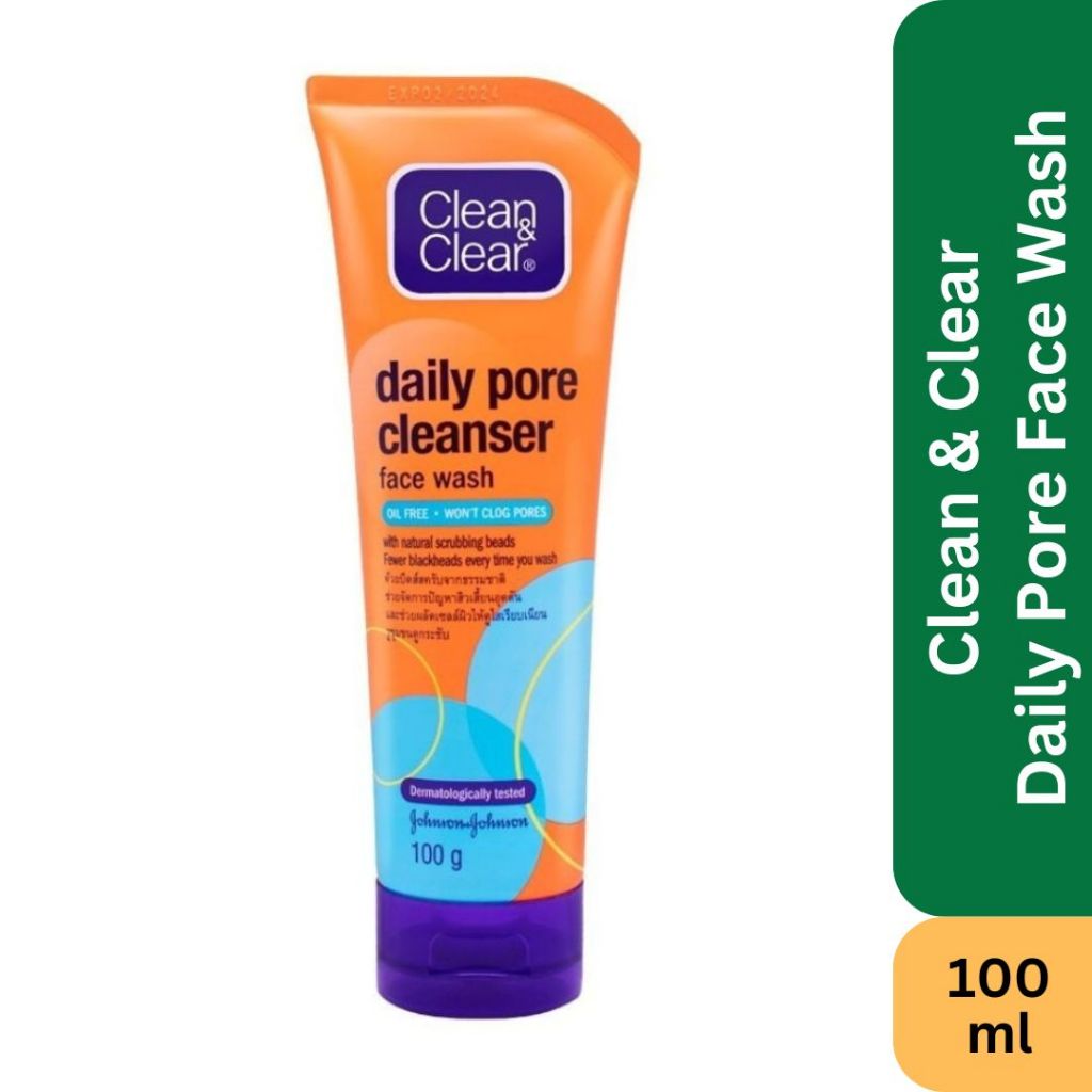 Clean & Clear Deep Action Daily Pore Cleanser (100g) | Shopee Singapore