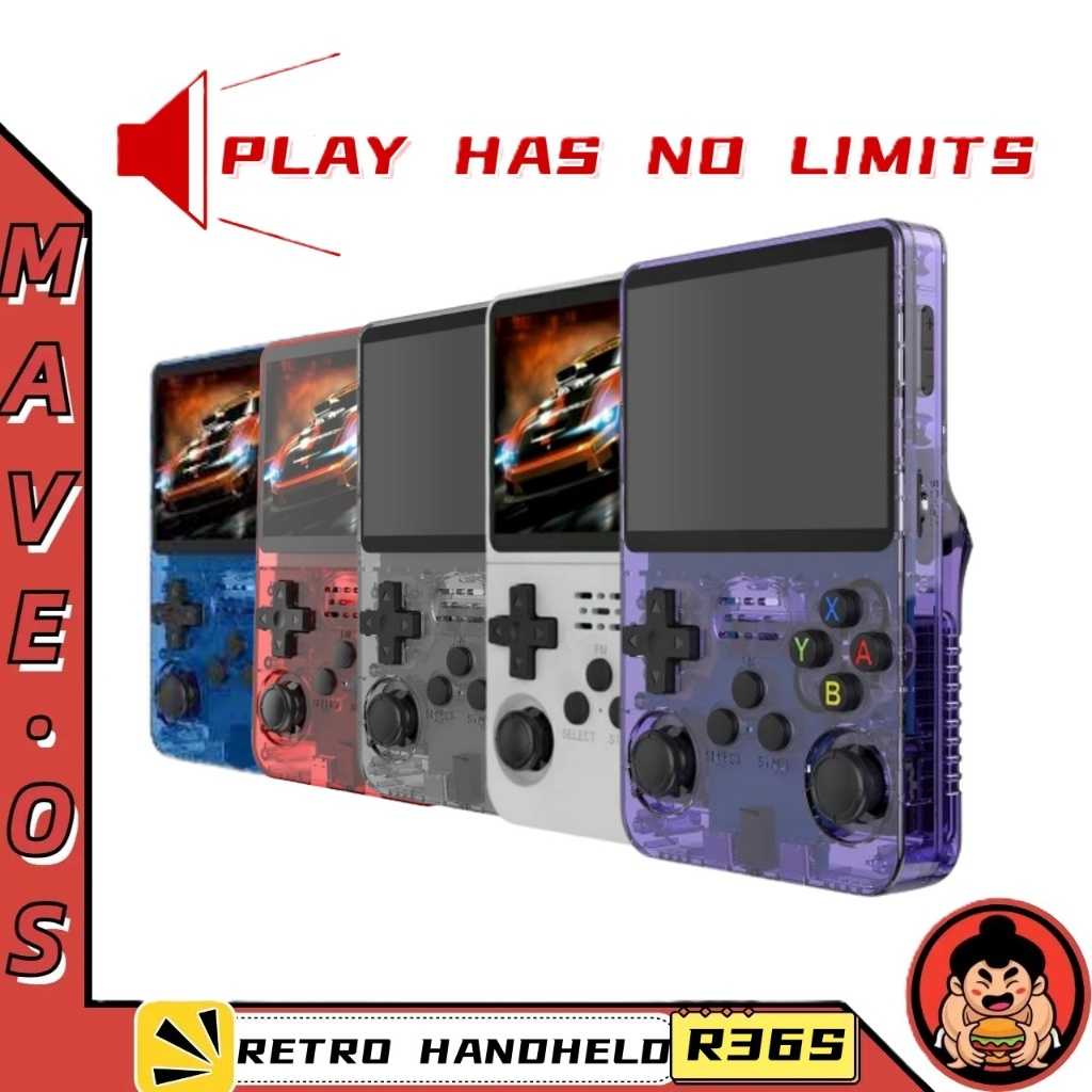 RETRO R36S HANDHELD GAME CONSOLE LEGEND OF ZELDA MARIO POKEMON PS1 GBA ...