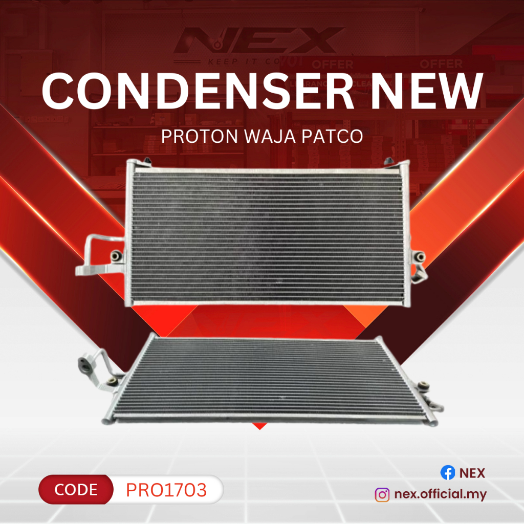 AIR COND CONDENSER NEW PROTON WAJA (PATCO SYSTEM) | Shopee Singapore