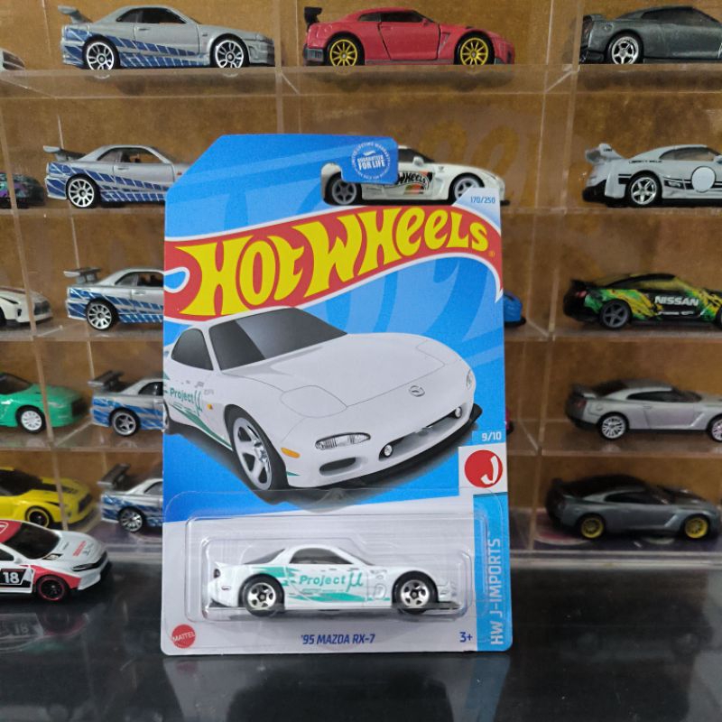 Hot Wheels Mazda RX7 Bad Cad US CARD | Shopee Singapore