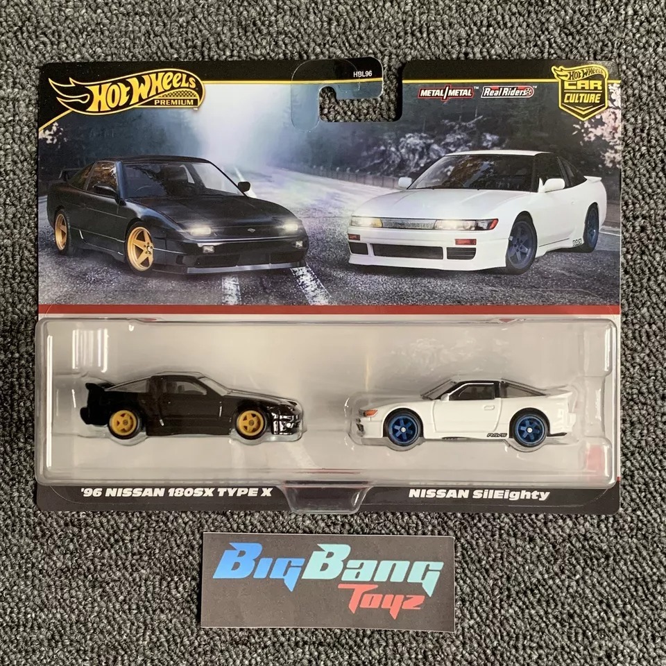 Hot Wheels 96 Nissan 180SX Type X / Nissan SilEighty 2-Pack 2025 New ...