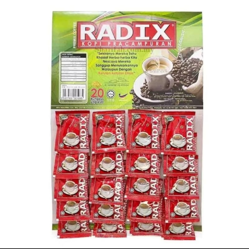 Radix HPA Coffee 20 packs (1 board) | Shopee Singapore