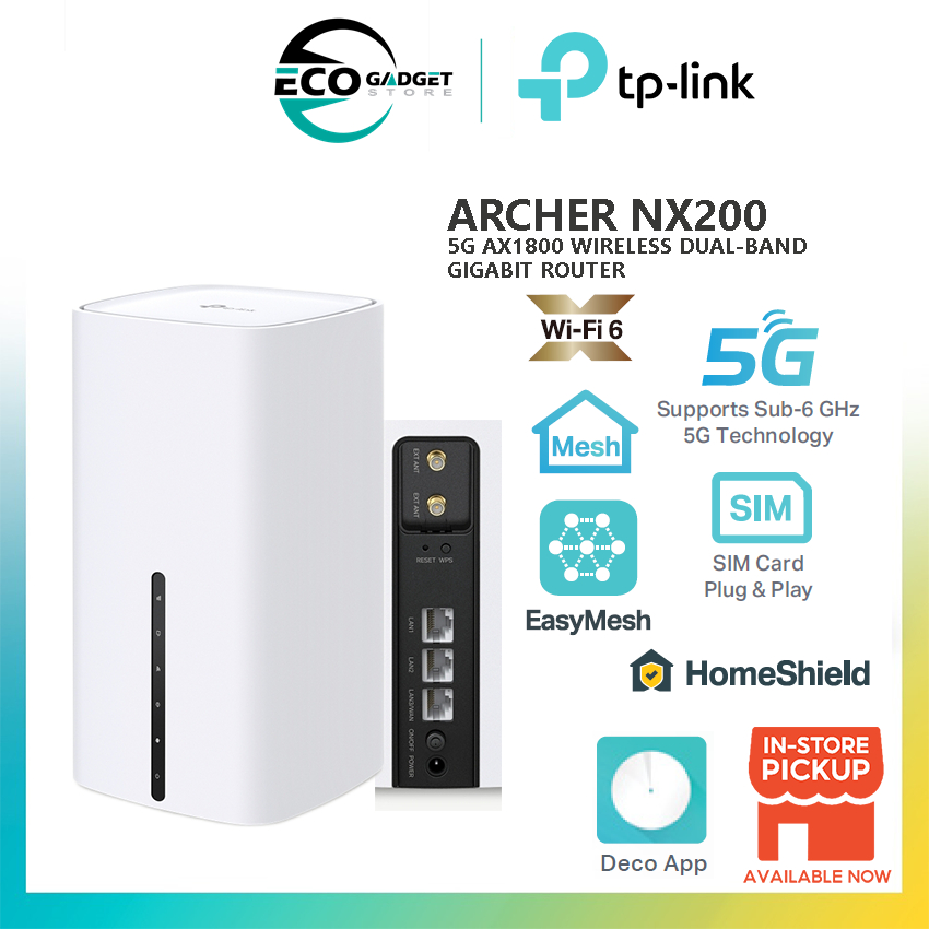 TP-Link Archer NX200 5G AX1800 Wireless Dual-Band Gigabit Router | Shopee Singapore