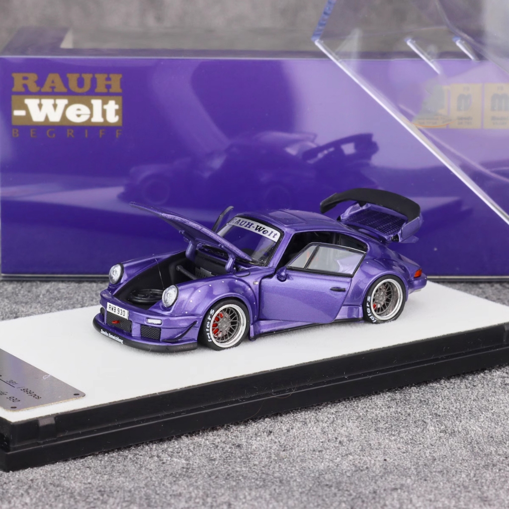 PGM 1/64 Porsche 930 RWB Violet Purple Fully Openable | Shopee Singapore