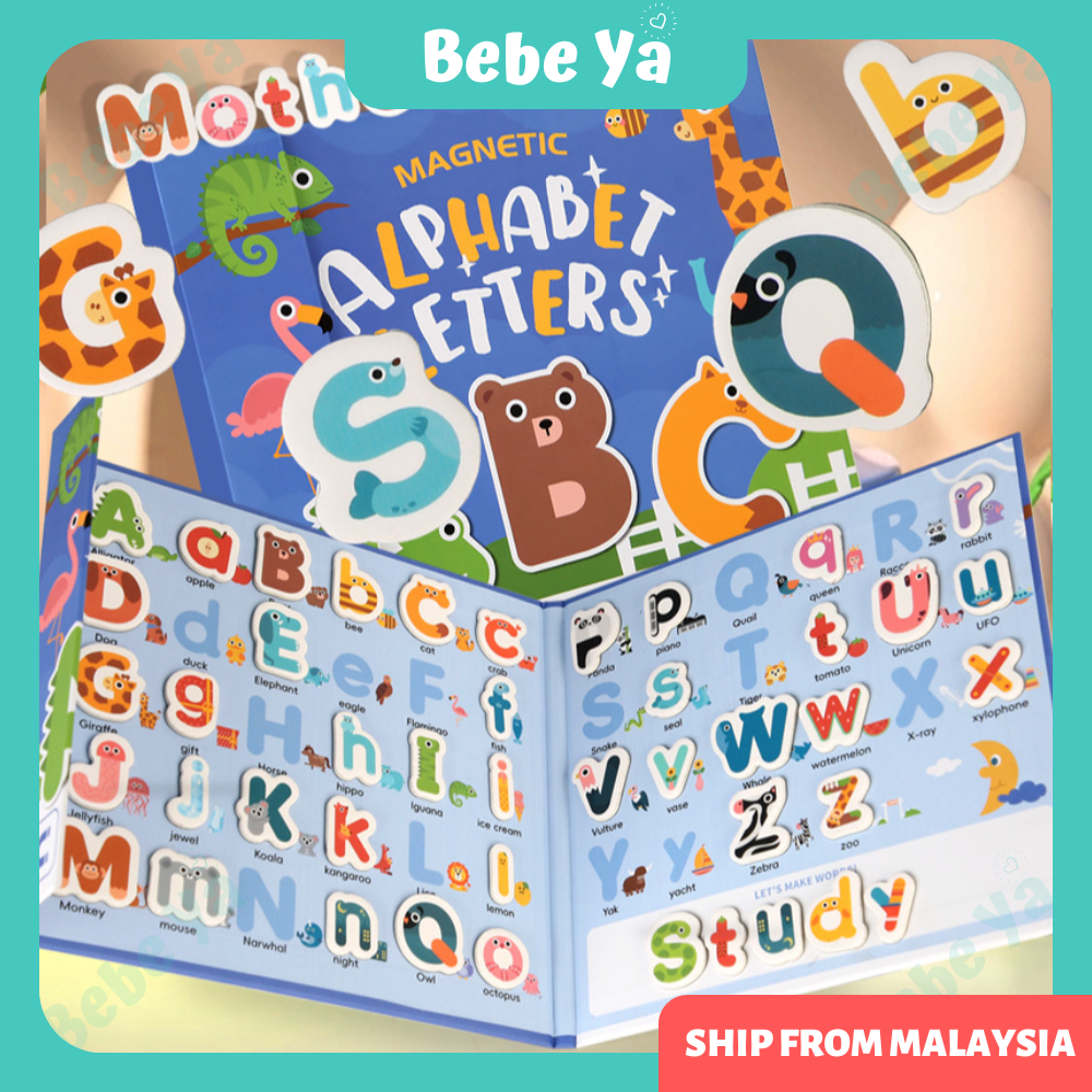 Magnetic Alphabet Book - ABC Letter Magnet Magnetic For Kid Early ...