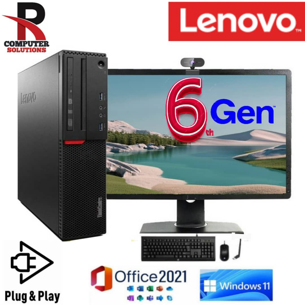 Lenovo ThinkCentre Desktop CPU & Full Set Intel Core ( i5-6th Gen ...