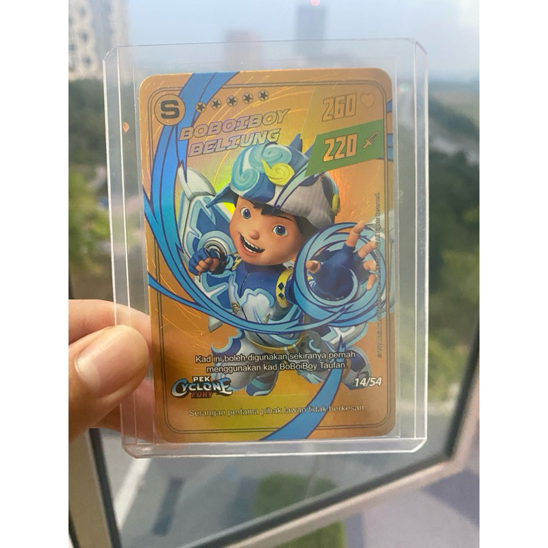 Monsta Boboiboy Galaxy Card Pek Cyclone Fury Shopee Singapore