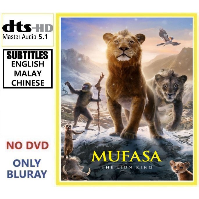 M1211 Mufasa The Lion King (2024) Animation Adventure Drama | Shopee ...