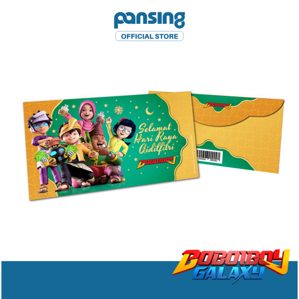 BOBOIBOY Sampul Duit Raya Kids Cartoon Envelope - Design A | Shopee ...