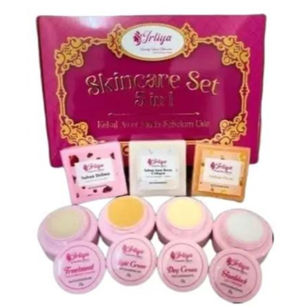 Skincare Viral Irliya Beauty Skincare Set 5 in 1 Set Jeragat Jerawat ...